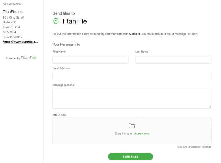 Secure Submit - The Easiest Way to Receive Files Securely - TitanFile