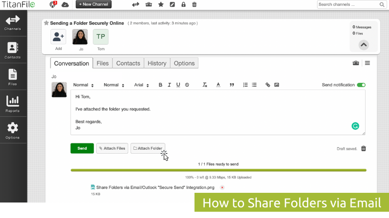 How To Share Folders Via Email TitanFile