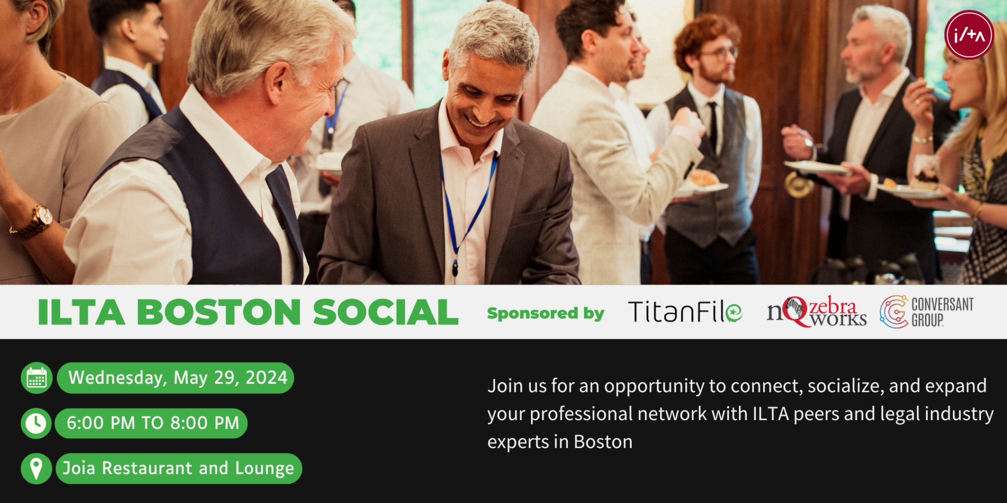 ILTA Boston Social Sponsored By TitanFile - TitanFile