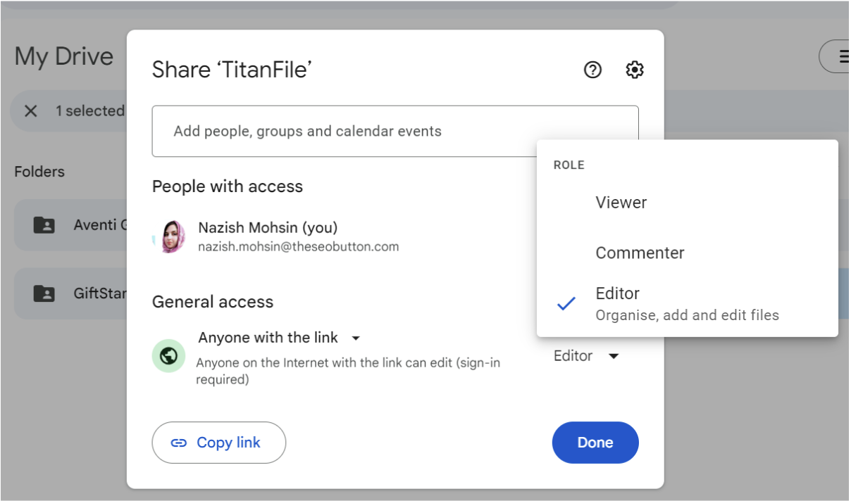 Tips on Sharing Large Files and Folders with Google Drive - TitanFile