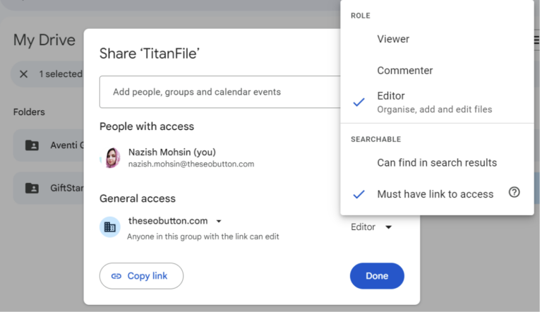 Tips on Sharing Large Files and Folders with Google Drive - TitanFile